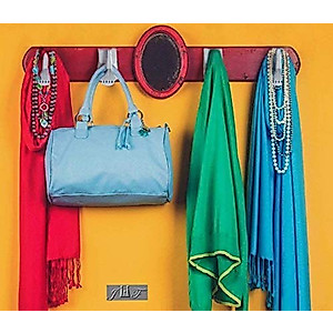 Mini Oval Reusable Stick on Wall Adhesive Heavy Duty Utility Hooks (15 Pack)