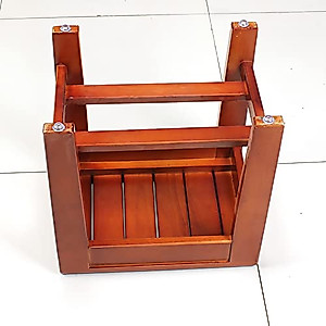 Elderly Bath Stool, Bathroom Bench Stool,Bathtub Shower Chair Bath Bench Wooden Stool Step,Small Footstool Bench Plant Stand Fishing Wood Stools Waterproof Non-Slip Shower Stool For Kitchen Offic