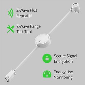 Zooz Z-Wave Plus Power Switch ZEN15 for 110V AC Units, Sump Pumps, Humidifiers, and More