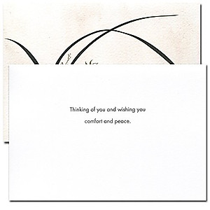 CroninCards Sympathy Cards 10 Cards w/Message Inside Self Seal Envelopes Made in USA