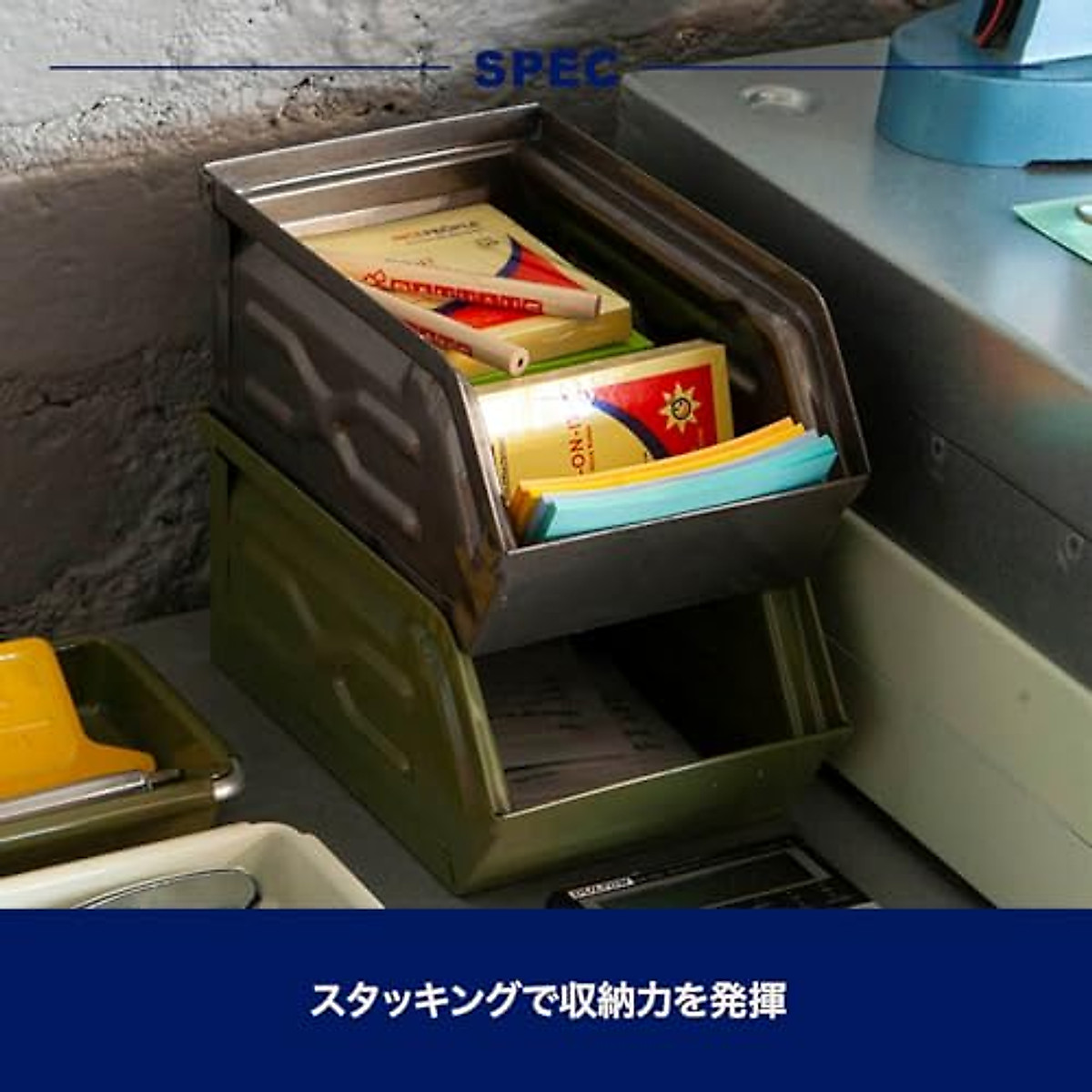 Dulton CH15-H529RW Mini Parts Box, RAW, Comfortable Easy Storage, Parts Stocker, Container Box, Storage Box, Height 3.0 inches (75 mm), Width 3.9 inches (100 mm), Depth 6.3 inches (160 mm)