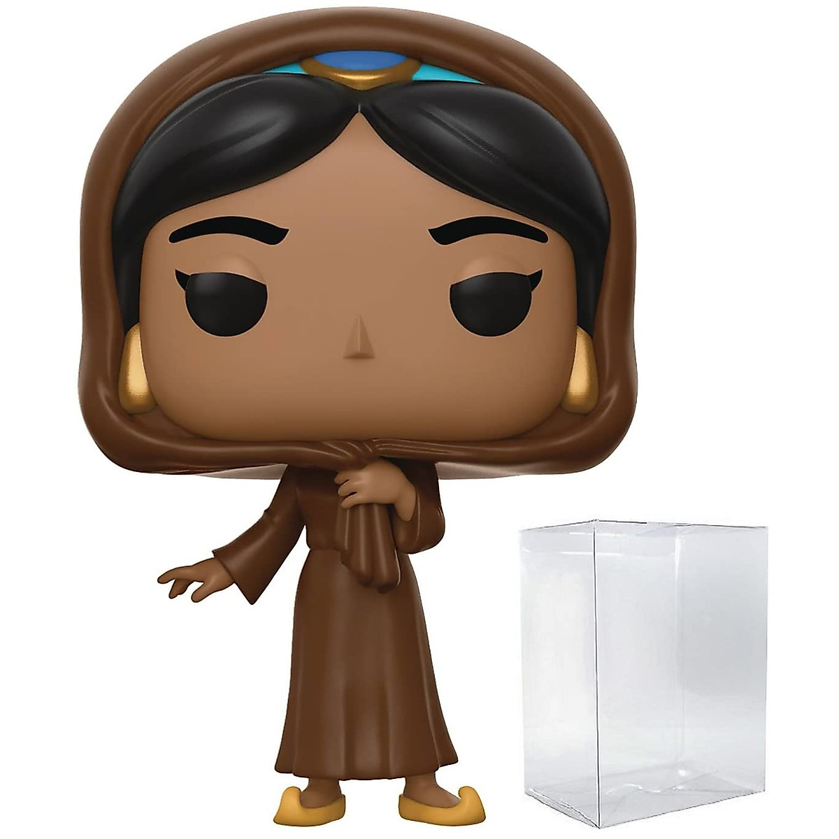 POP Disney: Aladdin - Jasmine in Disguise Funko Vinyl Figure (Bundled with Compatible Box Protector Case)