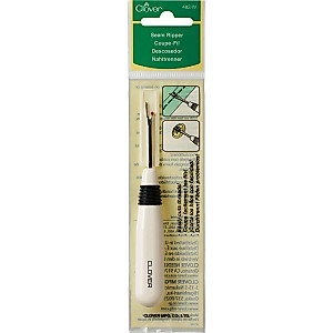 Clover White Ergonomic Seam Ripper