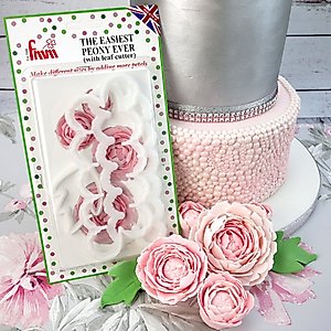 Fondant Icing Cutter Set 3/Pkg-Easiest Peony
