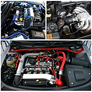 BELOMI Silicone Vacuum Tubing Hose Line, 10 Ft 1/8"(3mm) Inner Diameter Hose, High Tempterature 130PSI Max Pressure for Multiple Use, Auto Replacement Vacuum Hose Line for Vehicle Radiator (Blue)