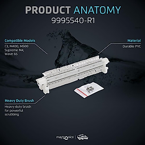 Dolphin Genuine Replacement Part — Clear Center Brush Kit — 9995540-R1