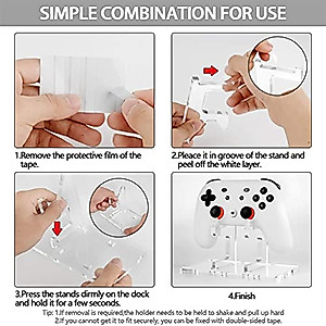 MILISTEN Acrylic Gamepad Game Controller Stand for Desktop Screen