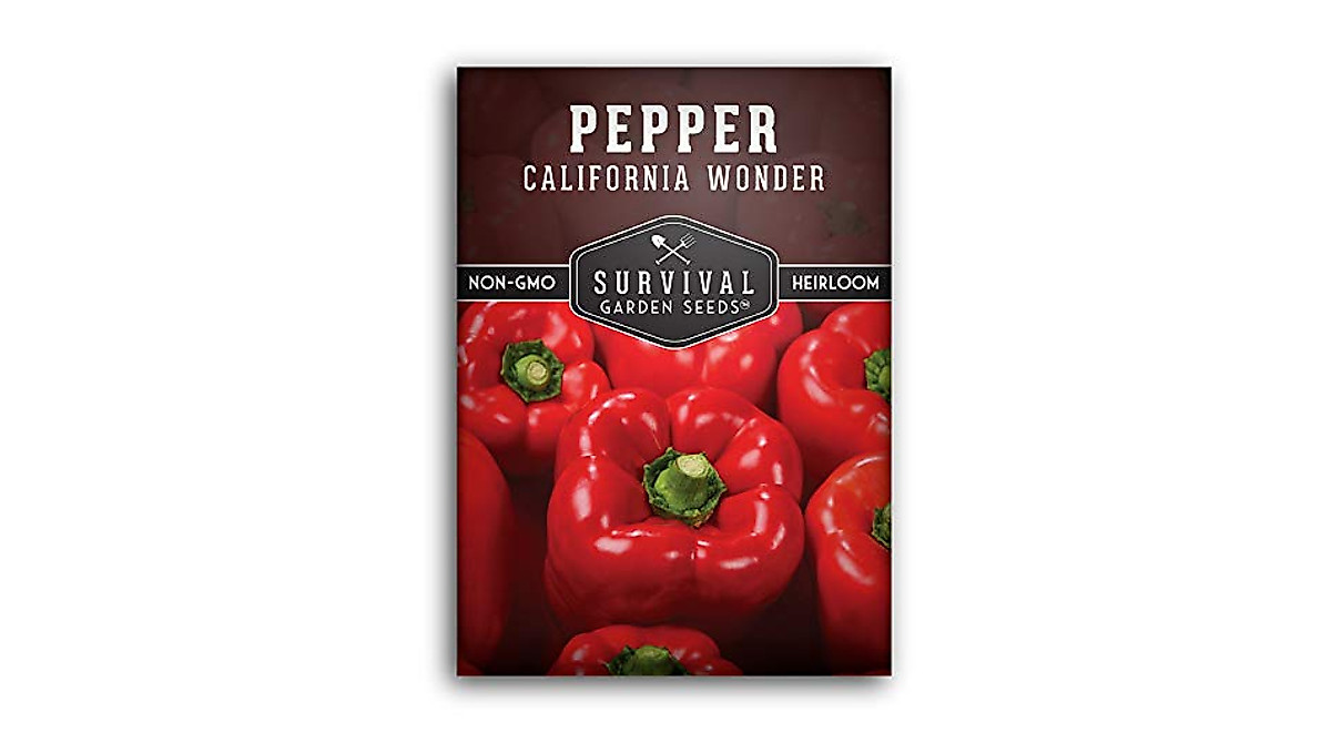 Grow California Wonder Bell Peppers - Non-GMO Heirloom Seeds