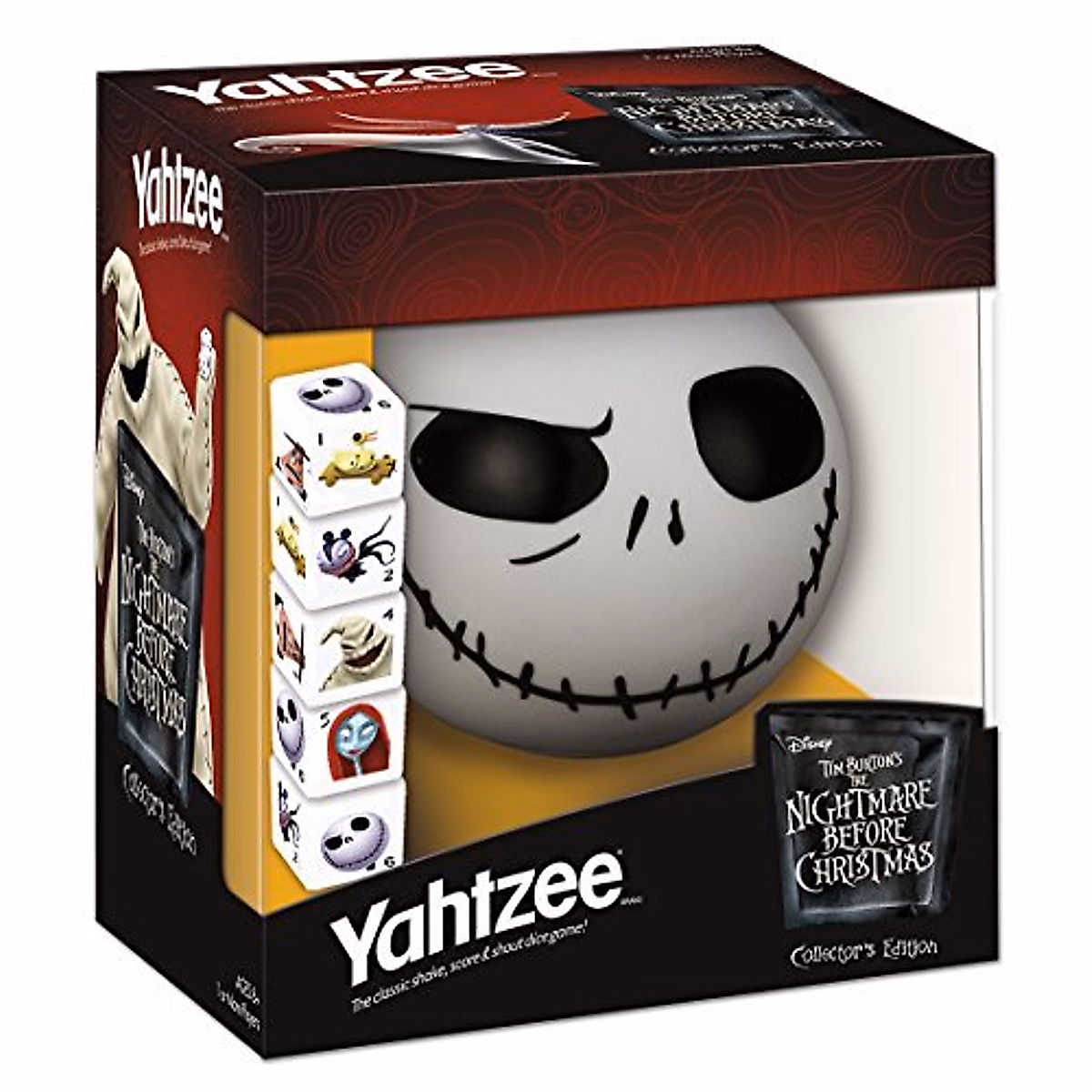 YAHTZEE Tim Burton's The Nightmare Before Christmas Collector's Edition Jack Skellington by USAopoly