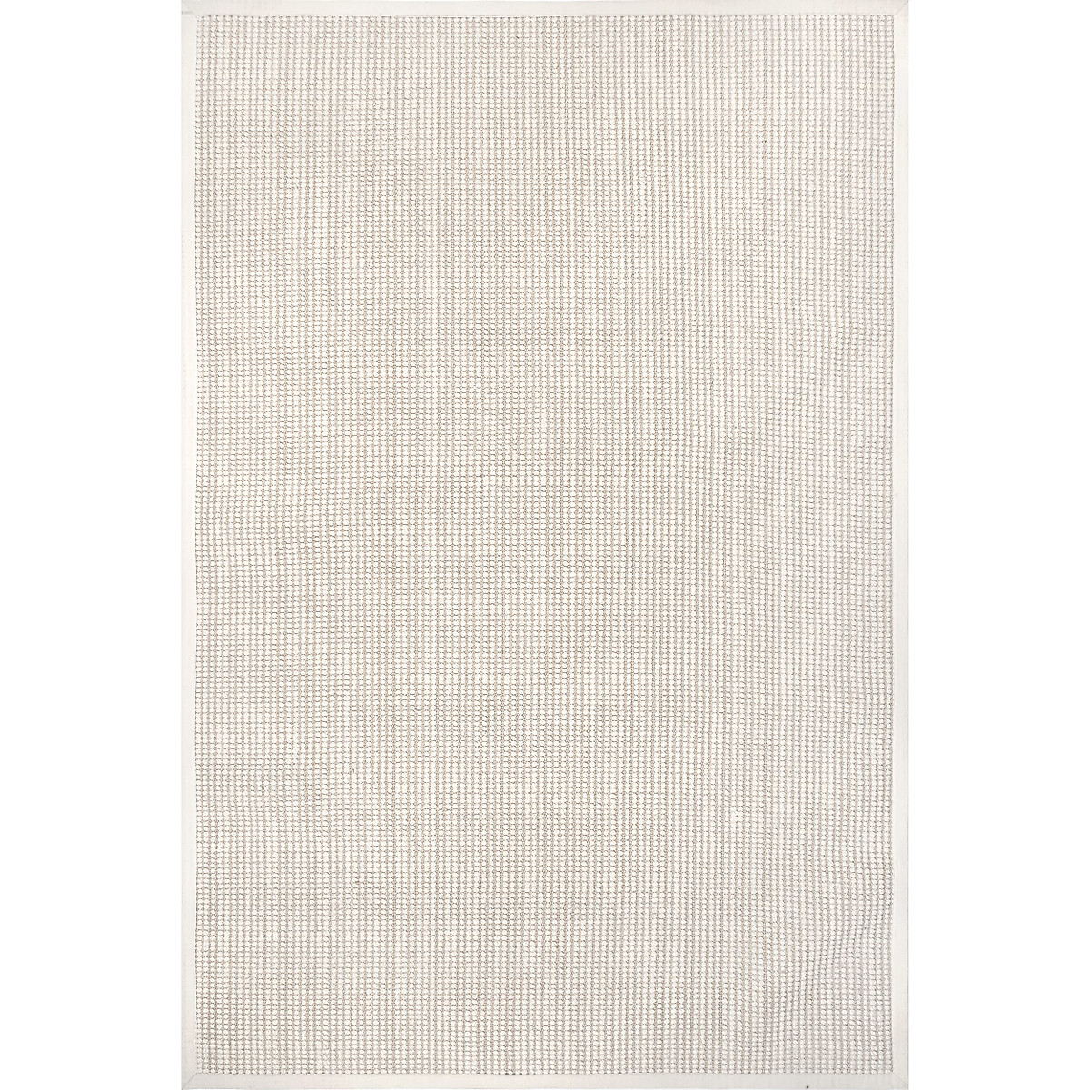 Rugs USA x Arvin Olano Patricia Jute and Wool Area Rug, 6x9, Ivory