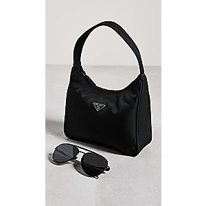 Prada Women's Pre-Loved Sport Shoulder Bag, Tessuto, Black, One Size