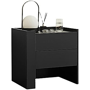 HIGOH Bedside Table Bedside Table Bedroom Furniture Storage Cabinet Home Living Room Storage Cabinet