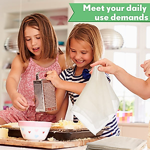 Chumia 20 Pcs 20x20 Inch Cheese Cloths for Straining Grade 100 Cheesecloth Reusable Muslin Cloth for Straining Unbleached Cotton Cheese Cloth Bulk for Baking, Juicing, Cheese Making