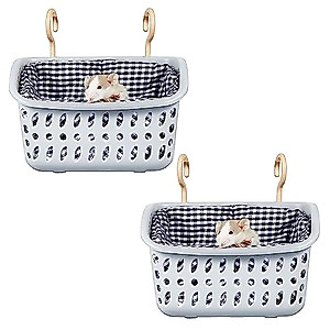 JWShang 2 Rat Hammocks for Cage Chew Proof, Rat Warm Bed, Small Animal Hanging Hammock, Rat Cage Accessories for Small Animals Rat, Mouse, Guinea Pig, Chinchilla, Sugar Glider, Ferret (Small)