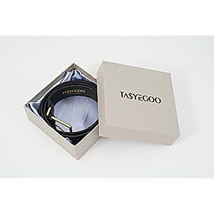 TASYEGOO Vintage Ladies Belt with handmade pleated (S)