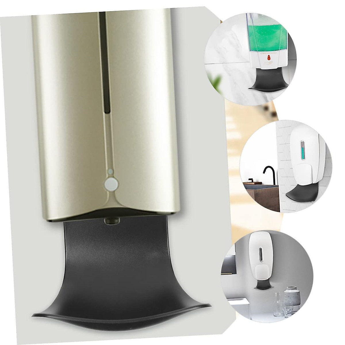 2Pcs soap Dispenser Tray Automatic soap Dispenser drip Trays Liquid soap Plastic containers Foam Liquid Laundry Spray drip Tray wash Your Phone abs Floor