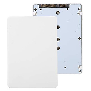 Entatial Riser, Durable Solid State Drive Adapter, 3.94 * 2.76 * 0.28Inch Stable for Desktop Computer(White)