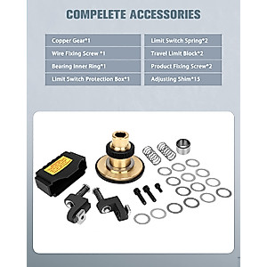 GCCSJ Power Feed X-Axis for Milling Machine 450 in-lb Torque 0-200RPM Table Milling Machine Power Feed 110V