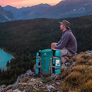 JEBATOXI 36L Waterproof Lightweight Hiking Backpack Daypack with Rain Cover for Backpacking Travel Climbing Camping Skiing