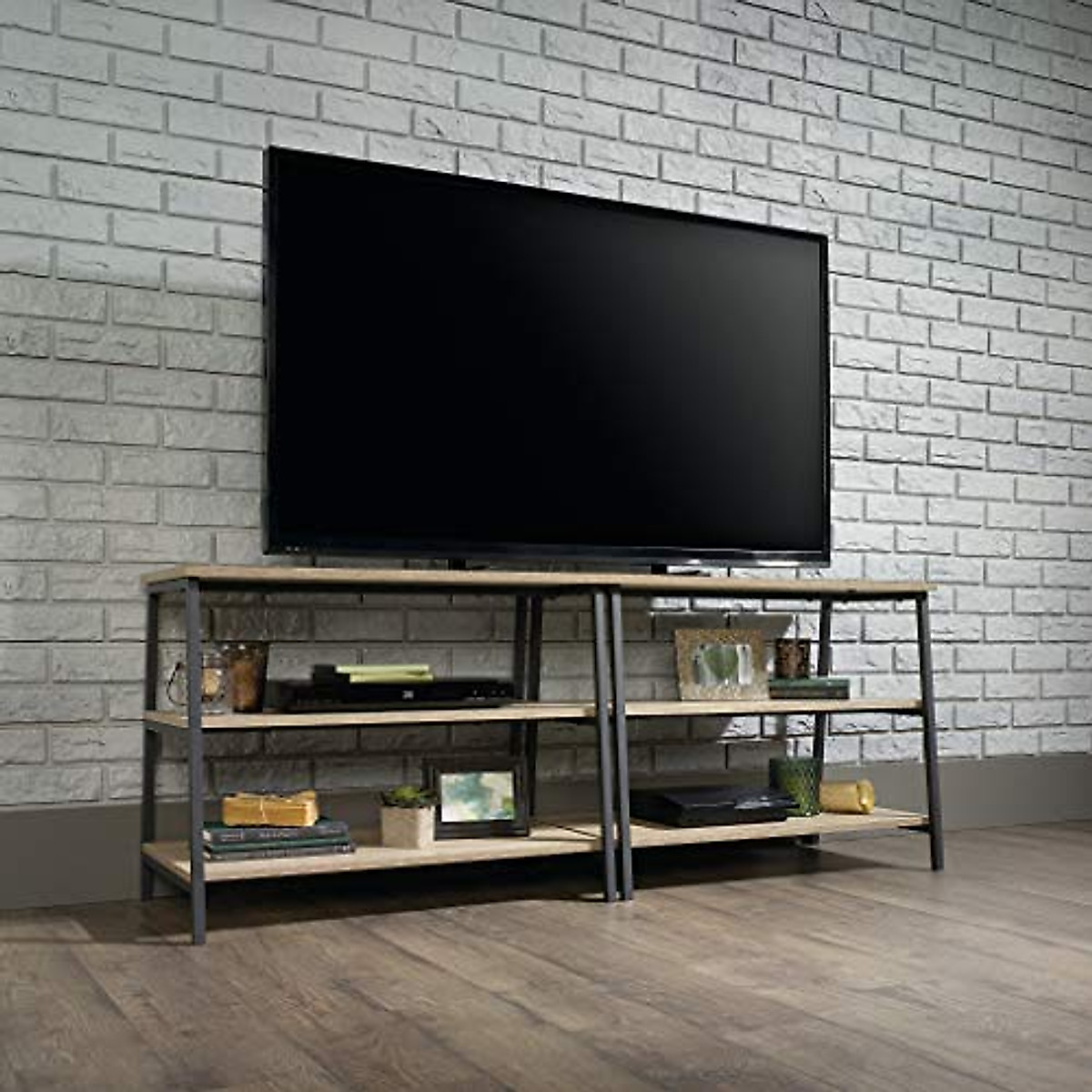 Sauder North Avenue TV Stand, For TVs up to 36", Charter Oak finish