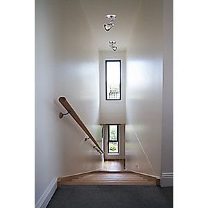 CANARM ICW622A01BN10 LTD Polo 1 Light Ceiling/Wall, Brushed Nickel with Adjustable Head