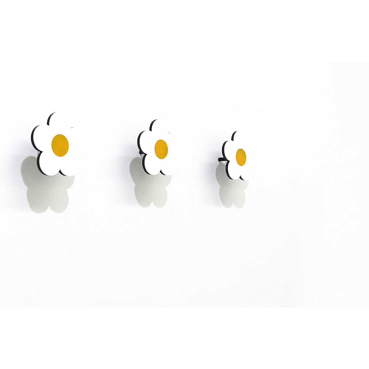Modern Wall Hook Daisy - Kids Room decor, Coat Hook, Decorative Wall Hook, Wall Pegs, Wall Key Hanger, Kids Nursery Room