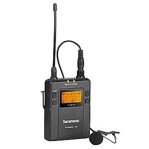 Saramonic UwMIC9 96-Channel Digital UHF Wireless Dual Lavalier Microphone System, Includes 2x TX9 Bodypack Transmitter and RX9 Portable Receiver