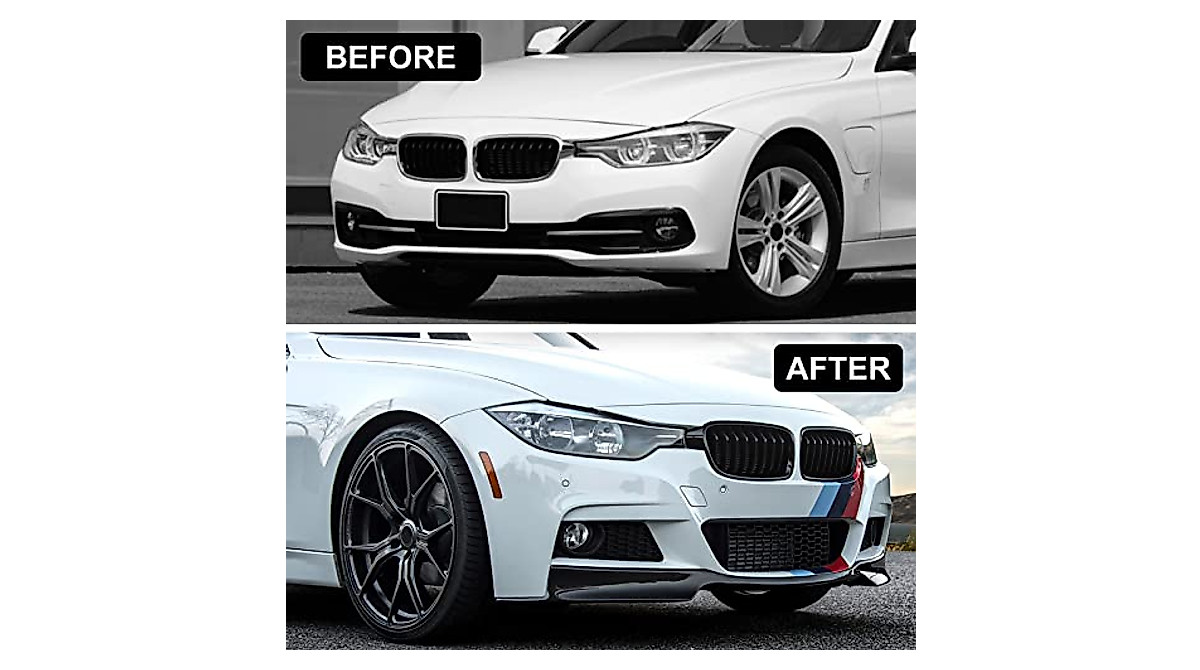 Vashly Black Kidney Grille for BMW 3 Series F30/F31 – Easy Upgrade