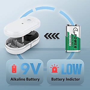 Water Sensor Alarm Leak Detector - 3 Packs Water Leak Sensor with 95dB Audio Alarm Water Leak Detector with Leak and Drip Alert Water Alarm Sensor for Kitchen Bathroom Basement Laundry Room Garage