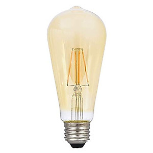 SYLVANIA Ultra LED ST19 Vintage Light Bulb, 60W Equivalent Efficient 6W, Non-Dimmable, 650 Lumens, 2200K, Warm White - 1 Pack (74331)