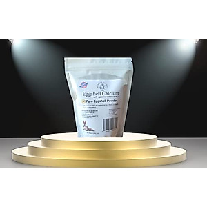 12 oz Pure U.S.A. Eggshell Powder for Dogs/Cats, Calcium Supplement with Membrane, Finely Ground Egg Shells