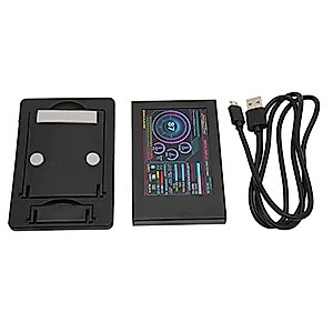 PC Sensor Panel Display, Multi System Support Custom Layout Computer Temp Monitor 3.5in IPS Screen for Office