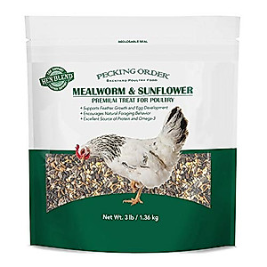 Pecking Order 9328 009328 Mealworm & Sunflower Treat, 3 lb