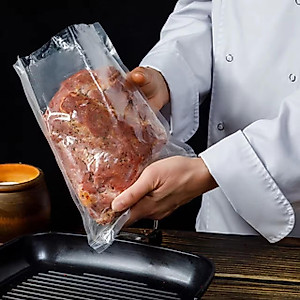 DoCatop Vacuum Sealer Bags, 250 Quart Vacuum Sealed Storage Bags for Food Saver 7.8" x 11.8" Durable PreCut Bag Commercial BPA Free Food Vac Bags for Food Storage Meal Prep or Vide Cooking