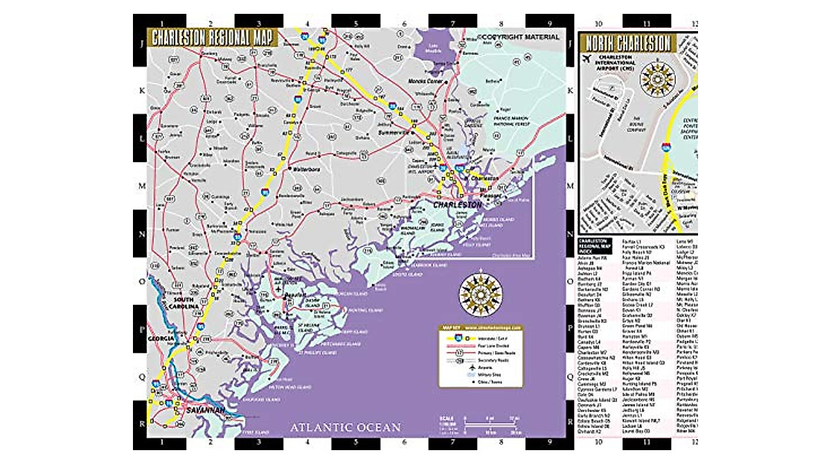 Streetwise Charleston Map - Explore Detailed City Center