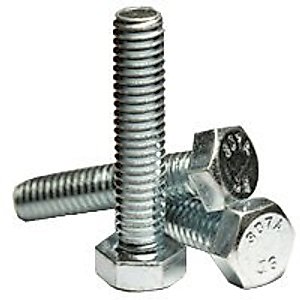 1/2"-13x1 1/4",(FT) A307 Grade A HEX TAP Bolt, ZINC CR+3 (INCH) (Quantity: 50) Size: 1/2"-13 | Length: 1-1/4" | | Fully Threaded