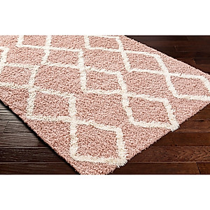 Livabliss Urban Shag Global Area Rug, 7'10" x 10'2", Dusty Pink, (8' x 10')