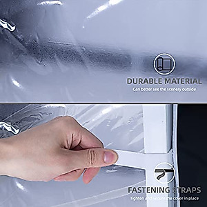 Turtle Life Clear Sidewall for 10 x 10 Pop up Straight Canopy Tent, Transparent Sunwalls, 1 Pack Panel Only