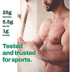 VITASAVE Whey Protein Powder Vanilla – 100% Whey Protein Powder, 25g Protein Per Serving – Grass-Fed, Gluten-Free, BCAAs, Amino Acids - 26 Servings, 832g Tub (Vanilla)