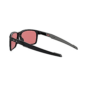 Oakley Men's OO9460 Portal X Rectangular Sunglasses, Polished Black/Prizm Dark Golf, 59 mm