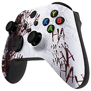 Custom Controllerzz Wireless Controller for Microsoft Xbox Series X/S & Xbox One - Custom Soft Touch Feel - Custom Xbox Series X/S Controller (X/S Jokester)