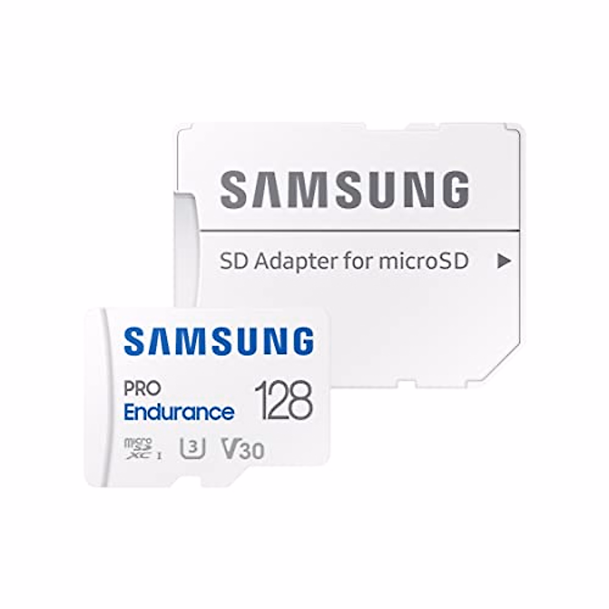 SAMSUNG PRO Endurance 128GB MicroSDXC Memory Card with Adapter for Dash Cam, Body Cam, and security camera – Class 10, U3, V30 (‎MB-MJ128KA/AM)