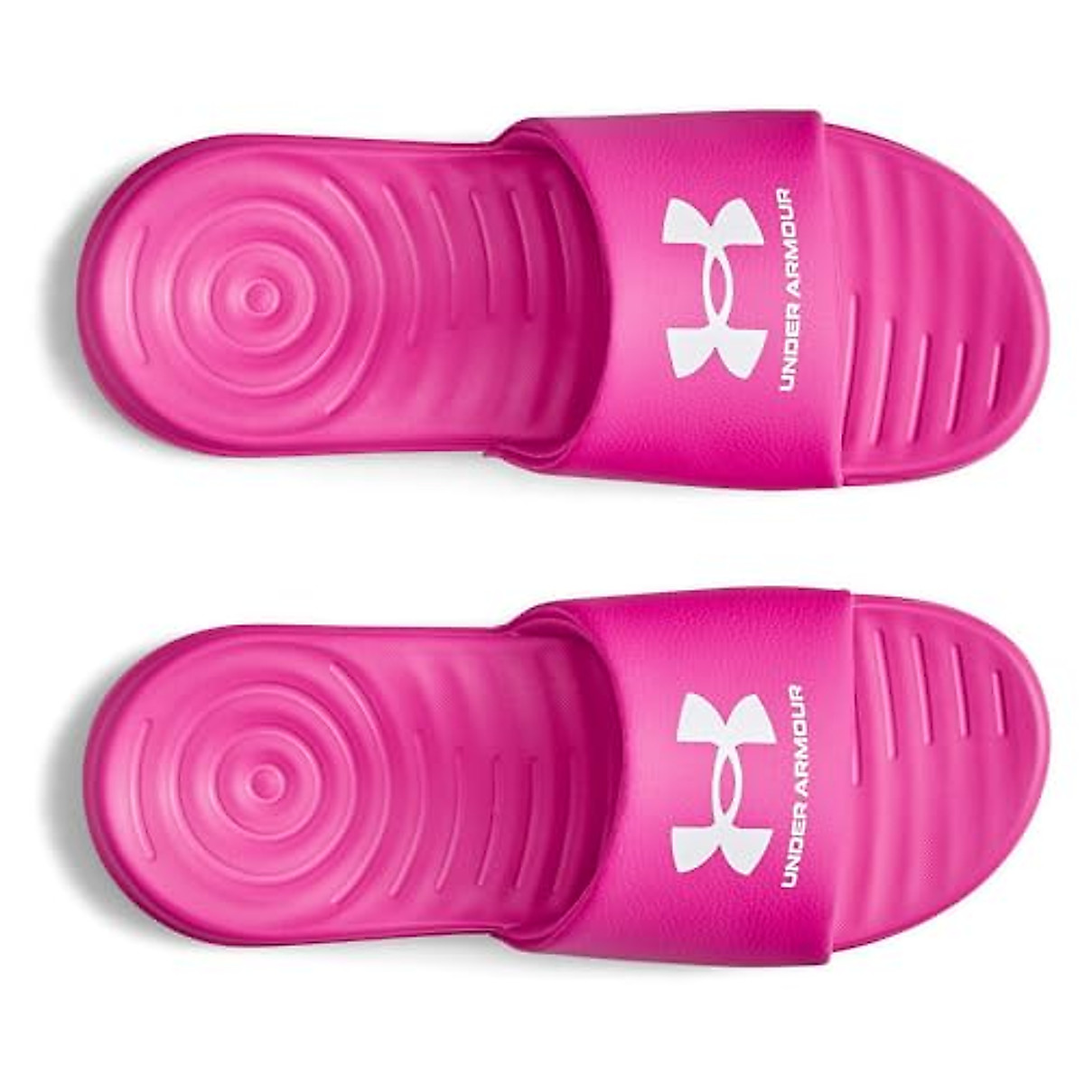 Under Armour Girls' Ansa Fixed Strap, (602) Rebel Pink/Rebel Pink/White, 13K, US