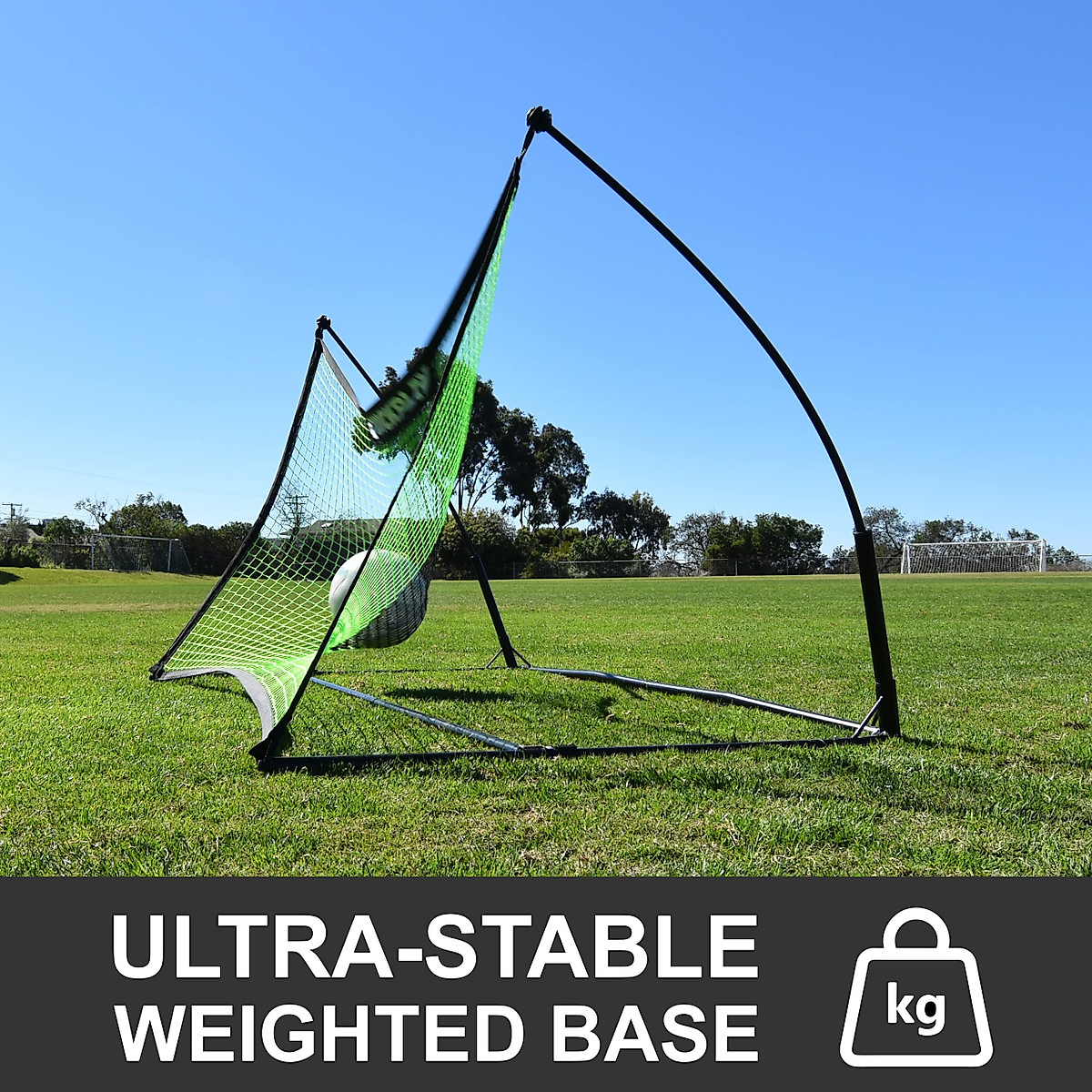 QUICKPLAY Spot Target TEKKERS Soccer Rebounder | Perfect for Team or Solo Soccer Training 5x3'