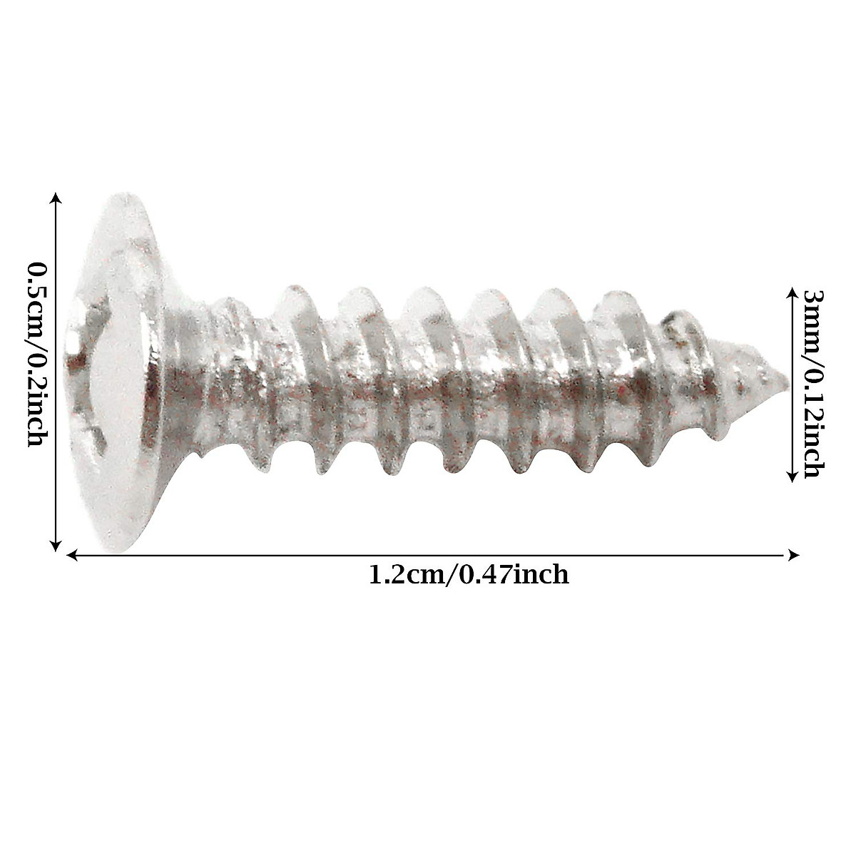 Honbay 150PCS Guitar Bass Pickguard Mounting Screws Electric Guitar Cover Plate Backplates Screws Metal Replacement Screws for ST TL LP SG Guitar Parts (3 Color)