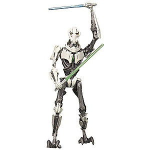 STAR WARS Galaxy of Adventures General Grievous 3.75-Inch-Scale Figure Toy and Mini Comic – Learn About