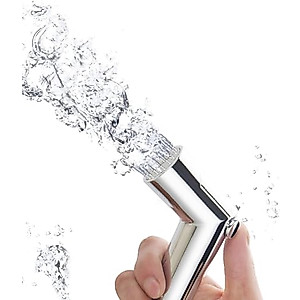 Toilet Bidet Kit - Handheld Bidet Sprayer - Chrome Toilet Shower Head with Hose and Holder Wall Mounted Toilet Shower Kit, for Personal Hygiene, Toilet Cleaning,A