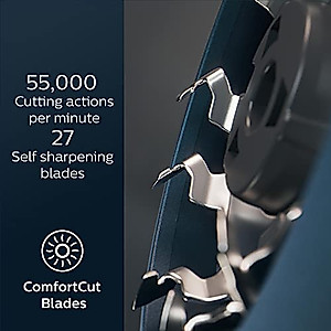 Philips Norelco Exclusive Shaver 5000X, Rechargeable Wet & Dry Shaver with Precision Trimmer and Storage Pouch, X5006/85