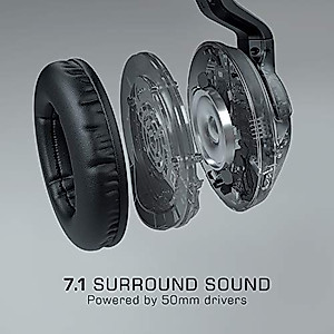 ROCCAT Pyro Mechanical Gaming Keyboard with RGB Lightning, Black (ROC-12-622) Burst Pro Lightweight Optical Gaming Mouse & ROCCAT Elo 7.1 USB Wired Surround Sound PC Gaming Headset