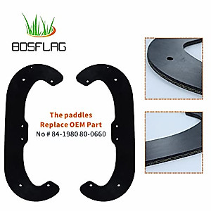 BOSFLAG 84-1980 Snow Blower Paddles Replaces Toro 84-1980, 75-9090, 80-0660 for Toro 38182 Paddles, Toro 38172 Paddles, 38183, 38173, 38170, 38171, 38175, 38176, 38177, 38178 CCR Powerlite Snowblowers